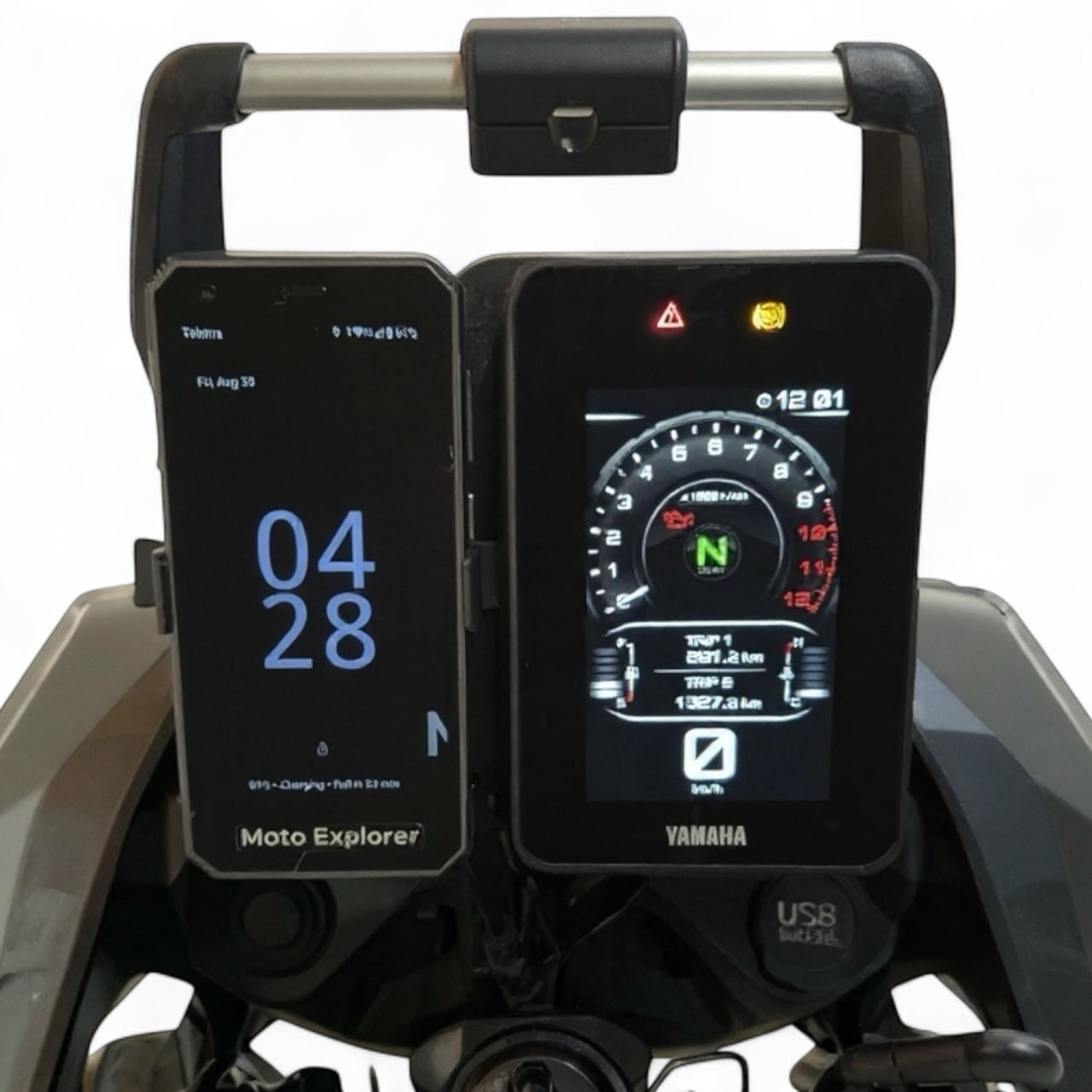 Yamaha Tenere 700 / World Raid (TFT) DMD-T665 Side by Side Dash Mounti ...